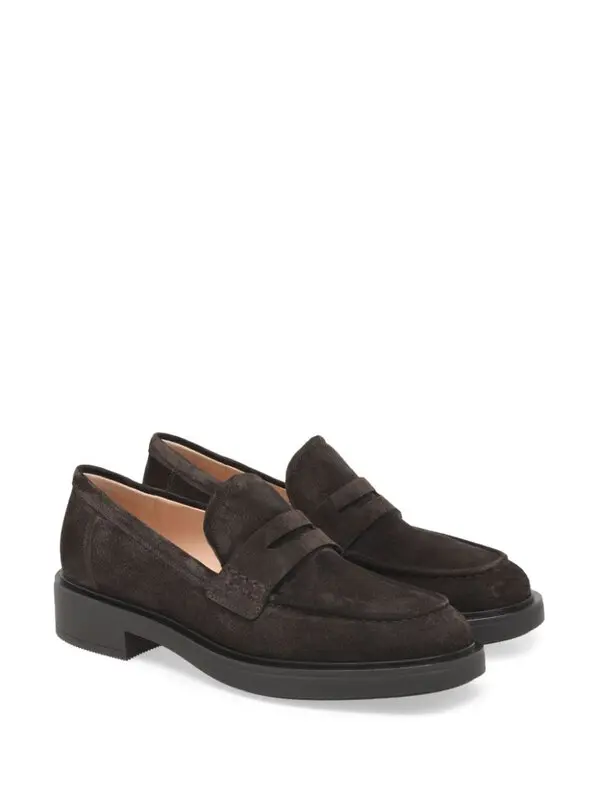 GIANVITO ROSSI Harris Loafers - Brown