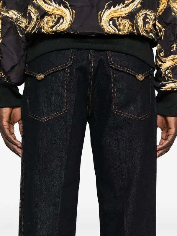 Versace Mid-rise Tapered Jeans