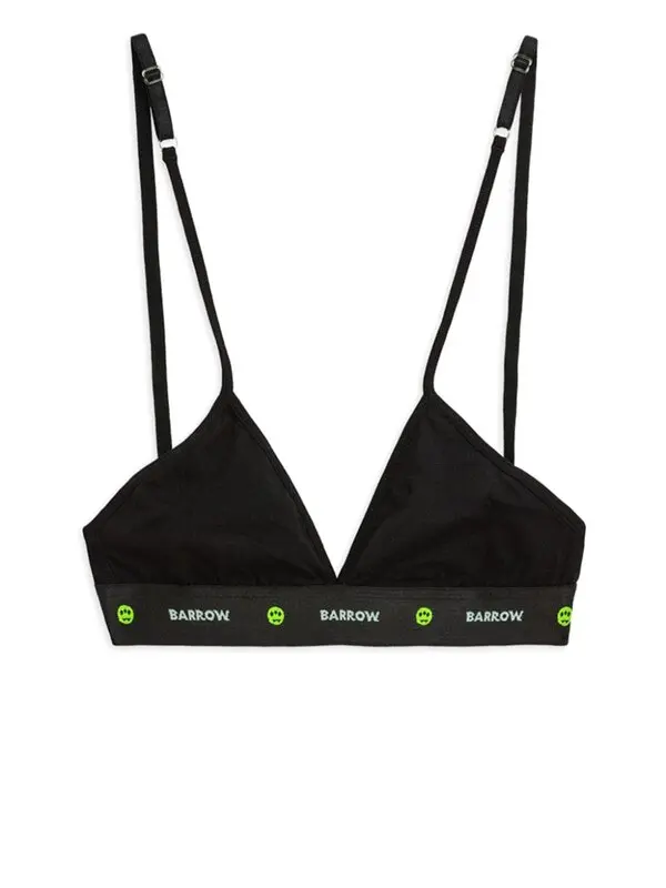 BARROW Logo-band Triangle Bras - Black