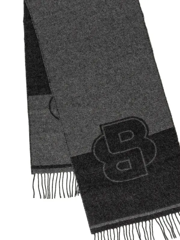 BOSS Logo-jacquard Scarf