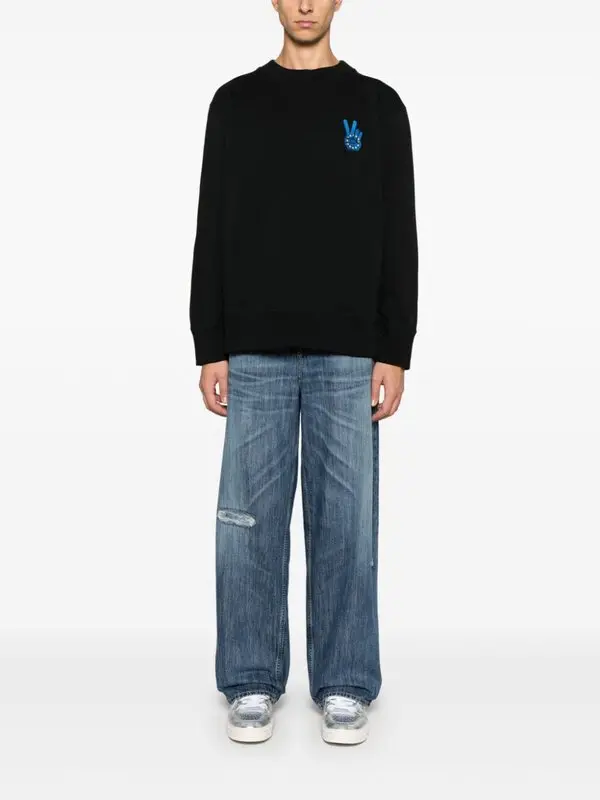 Études Studio Peace Sign Embroidered Sweatshirt