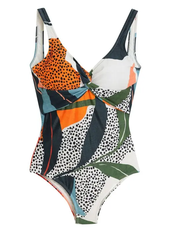 LYGIA & NANNY Adriana Printed Swimsuit - White