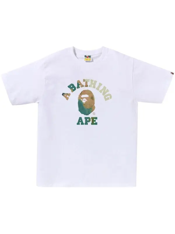 A BATHING APE Logo-print T-shirt - White