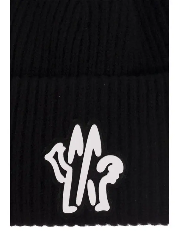 Moncler Logo Patch Beanie