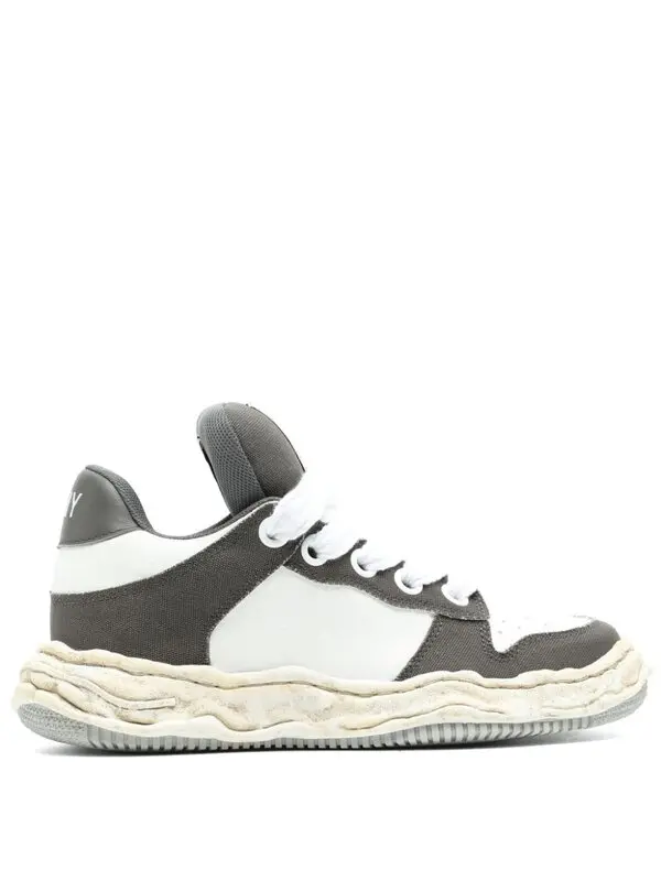 Mihara Yasuhiro Wayne Leather Sneakers - Brown