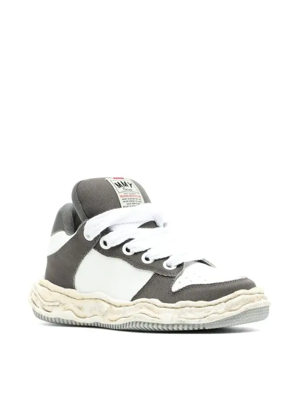 Mihara Yasuhiro Wayne Leather Sneakers - Brown
