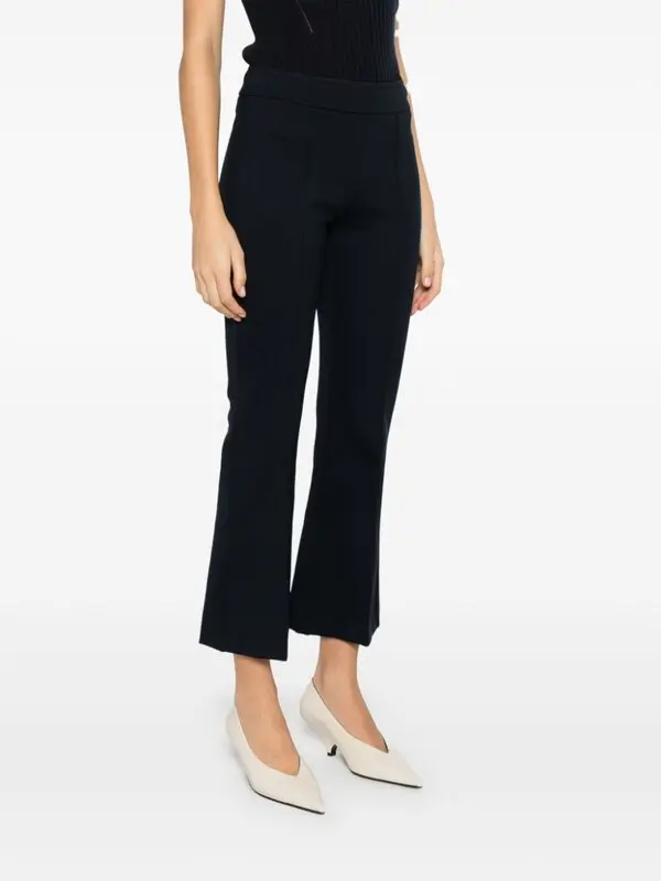 BLANCA VITA Flared Trousers - Blue