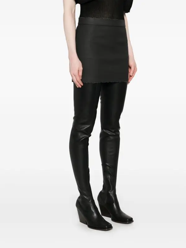 Rick Owens Denim Mini Skirt