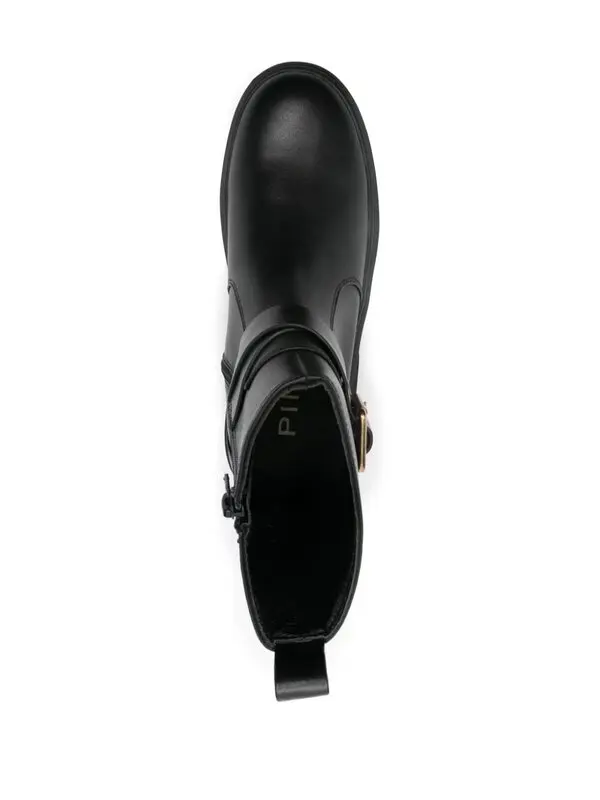 Pinko Leather Ankle Boots