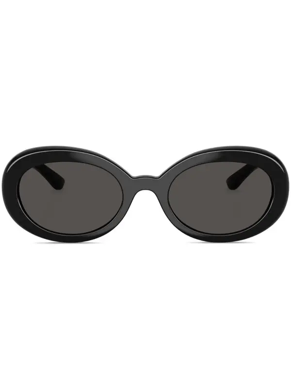 Dolce & Gabbana Oval-frame Sunglasses - Black