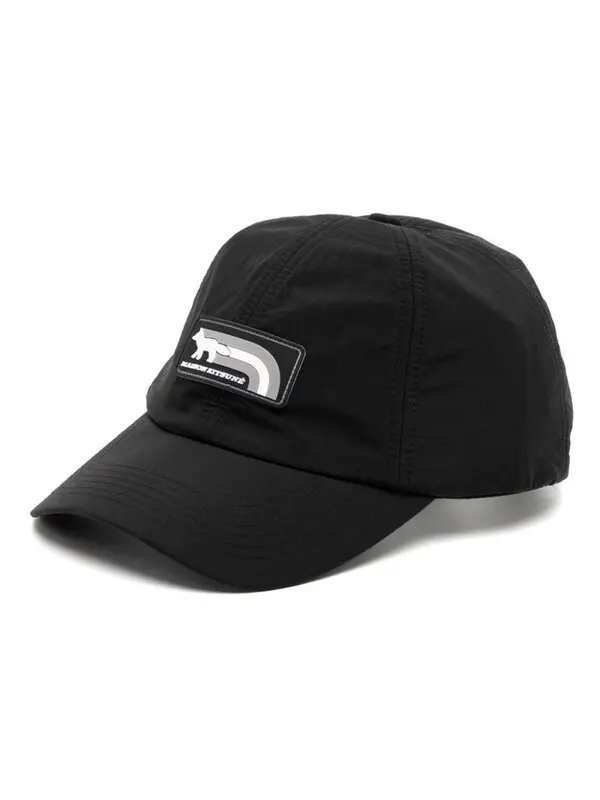 Maison Kitsuné Flash Fox Cap - Black