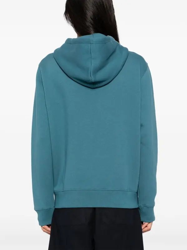 Maison Kitsuné Bold Fox Head Patch Comfort Hooded Jacket - Blue