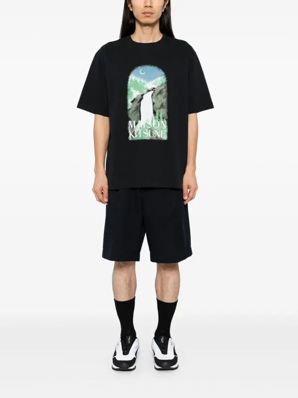 Maison Kitsuné Waterfall Oversize T-shirt