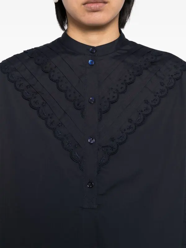 Maison Kitsuné Craft Embroidery Shirt Dress