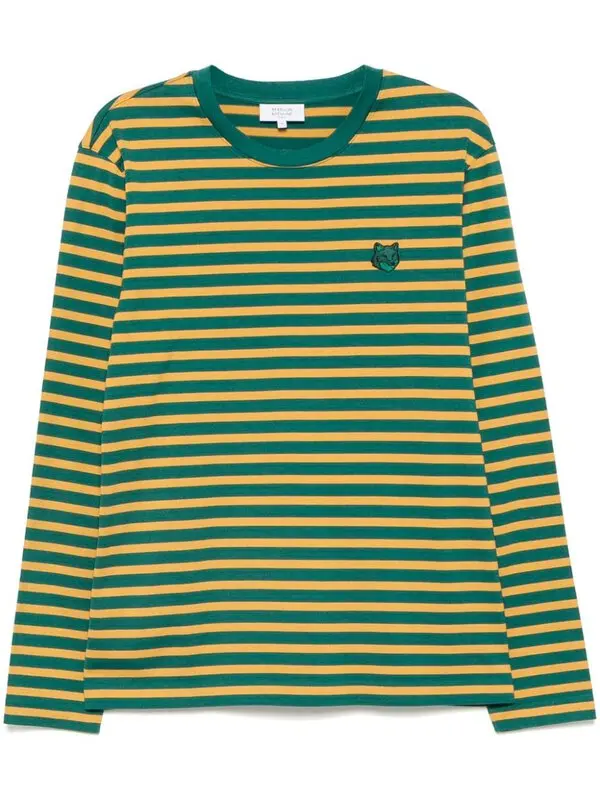 Maison Kitsuné Fox Head Long-sleeved T-shirt