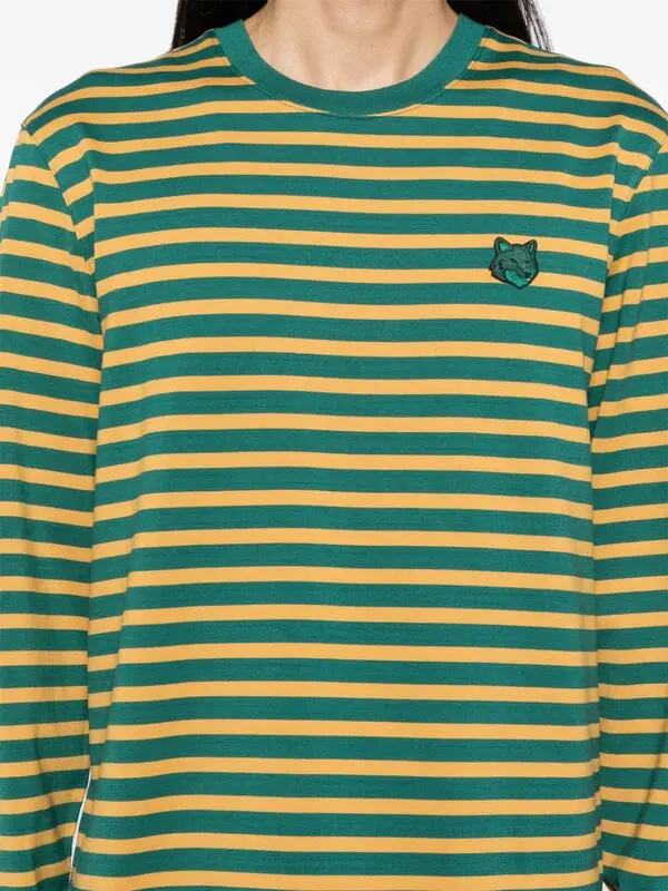 Maison Kitsuné Fox Head Long-sleeved T-shirt