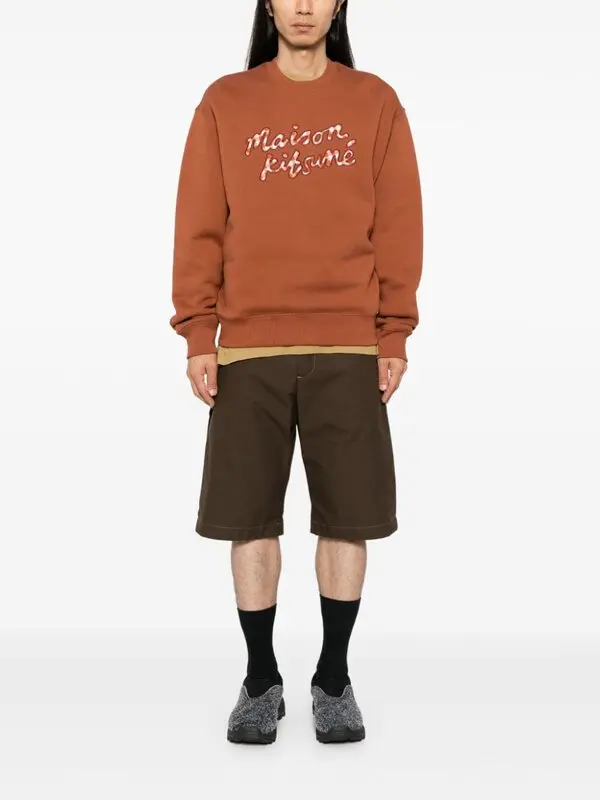 Maison Kitsuné Handwriting Gingham Sweatshirt