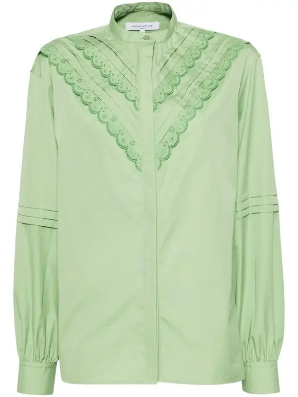 Maison Kitsuné Craft Embroidery Blouse