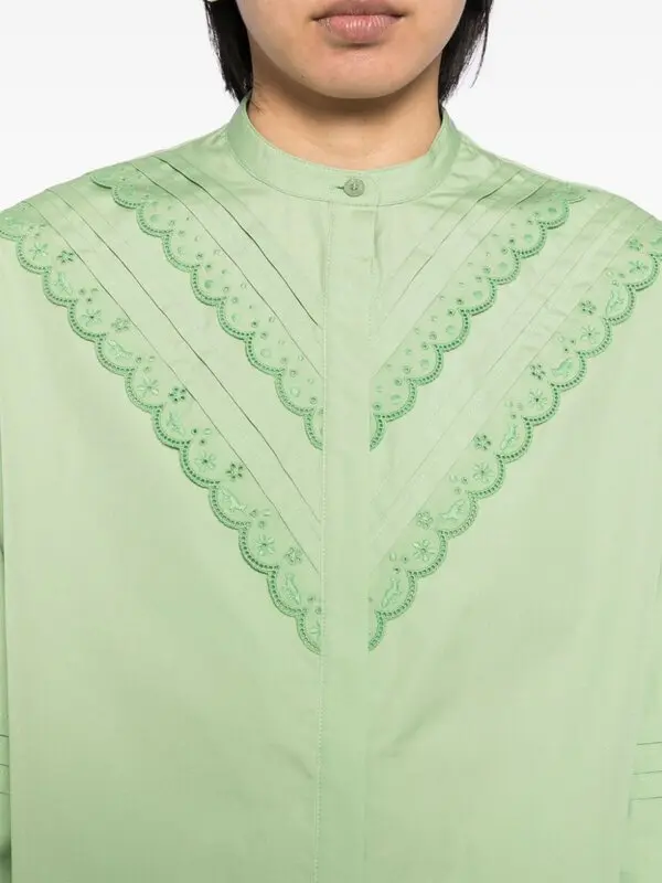 Maison Kitsuné Craft Embroidery Blouse