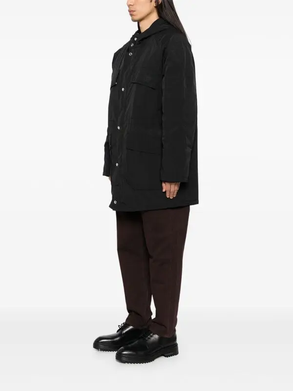 Maison Kitsuné Hooded Parka - Black