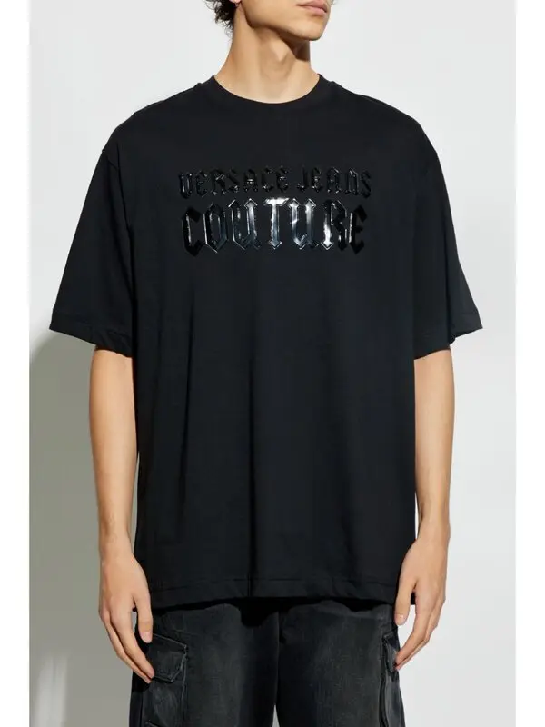 Versace Logo-patch T-shirt