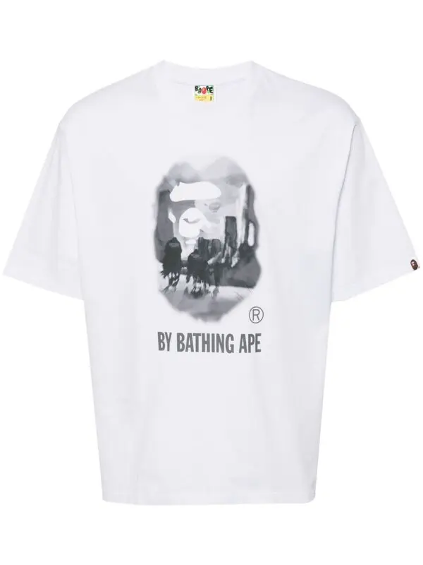A BATHING APE® Logo-print T-shirt