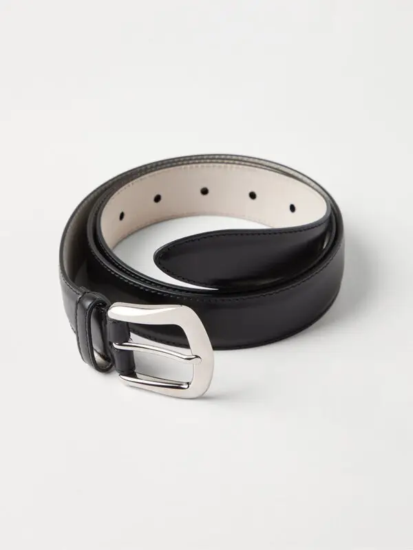 Brunello Cucinelli Leather Belt - Black