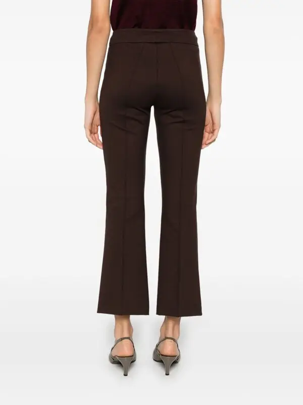 BLANCA VITA Flared Trousers - Brown
