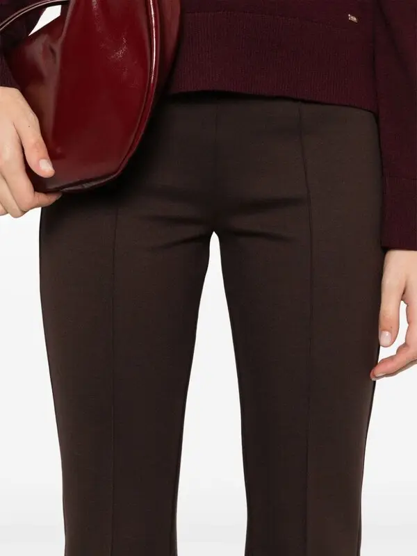 BLANCA VITA Flared Trousers - Brown