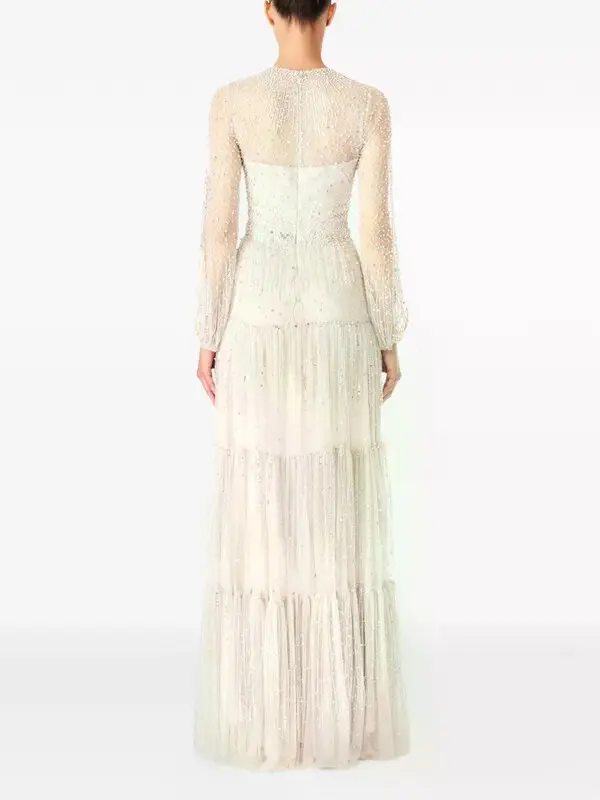 Jenny Packham Tramar Embellished Gown - Neutrals