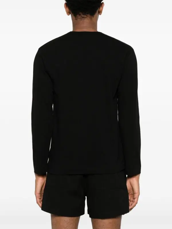 Play Comme Des Garcon Heart-patch T-shirt - Black
