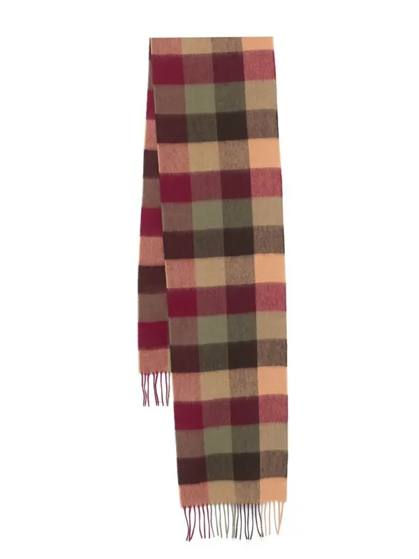 Barbour Tattersall Scarf - Red