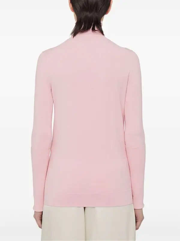 JIL SANDER High-neck Ribbed Jumper