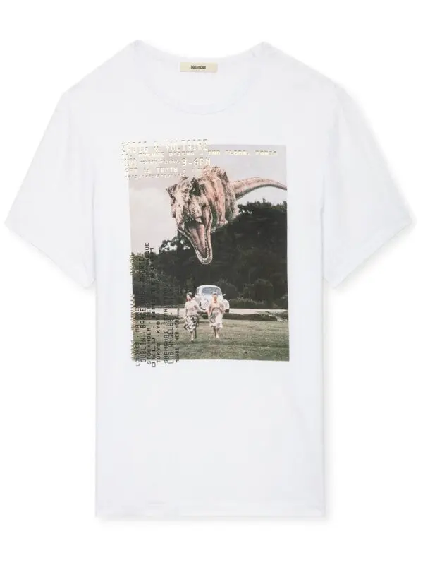Zadig&Voltaire Ted Photoprint T-shirt - White