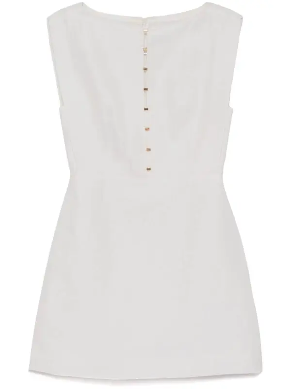 Acler Grindale Mini Dress - Neutrals | Editorialist