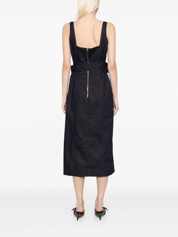 carolina herrera denim midi dress Carolina Herrera, Denim midi dress, Women, Blue, US 10, Dresses, Cotton blend