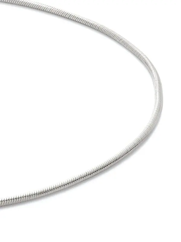 Monica Vinader Tone Sterling Snake Chain Necklace - Silver
