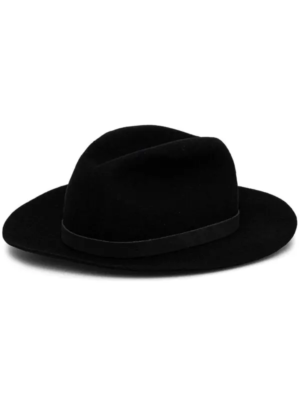 Emporio Armani Wool Fedora - Black