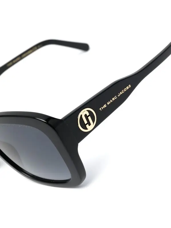 Marc Jacobs Logo Square-frame Sunglasses