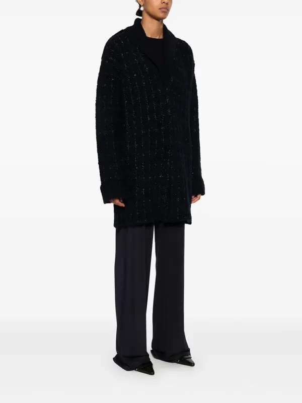 TWINSET Check-pattern Cardigan Coat