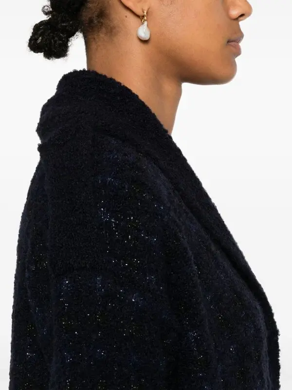 TWINSET Check-pattern Cardigan Coat