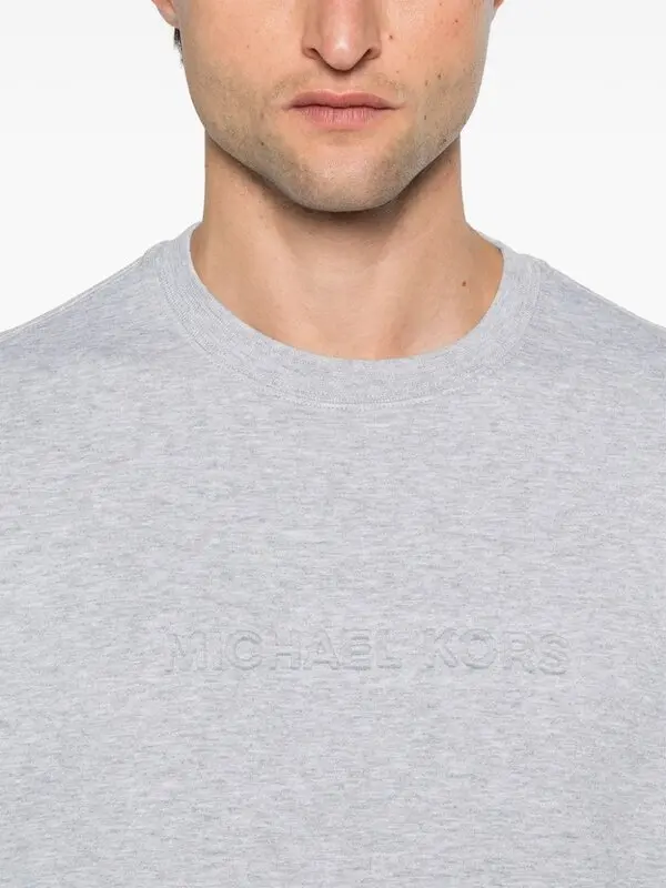 Michael Kors Logo-embossed Sweatshirt - Grey