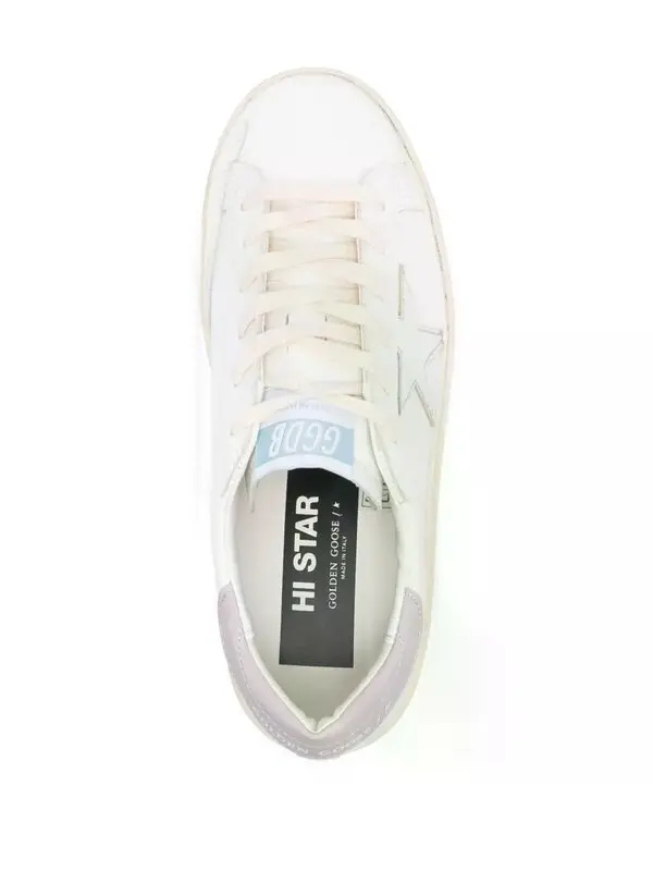 GOLDEN GOOSE Hi Star Sneakers - White
