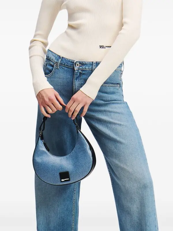Karl Lagerfeld Split Hem Mid-rise Jeans