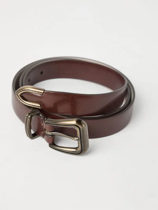 Brunello Cucinelli Leather Belt - Brown