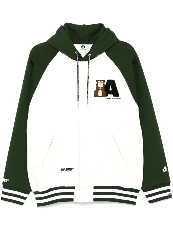 AAPE BY *A BATHING APE® Logo-patch Hooded Jacket