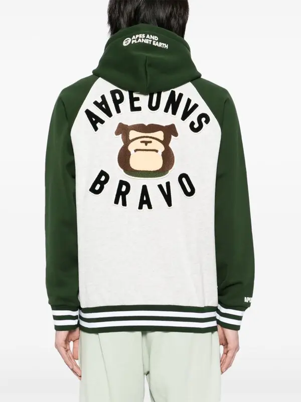 AAPE BY *A BATHING APE® Logo-patch Hooded Jacket