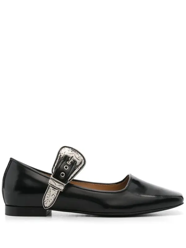 Toga Leather Ballet Flats