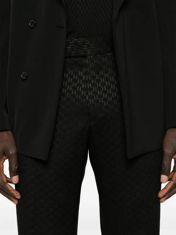 Karl Lagerfeld Jacquard-logo Trousers