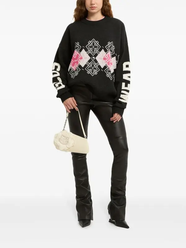 Gcds Hello Kitty-embellished Knitted Jumper